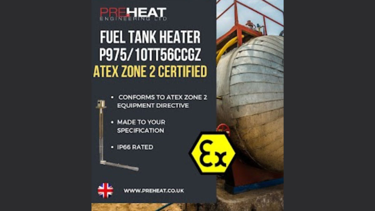 ATEX ZONE 2 CERTIFIED - Preheat Engineering